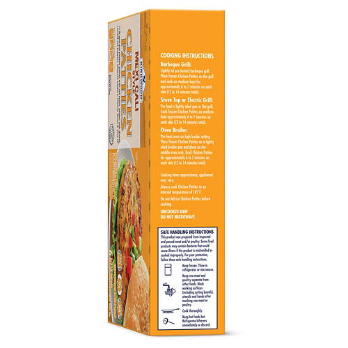 Kirkwood Mexi Cali Style Chicken Patties, 6 count